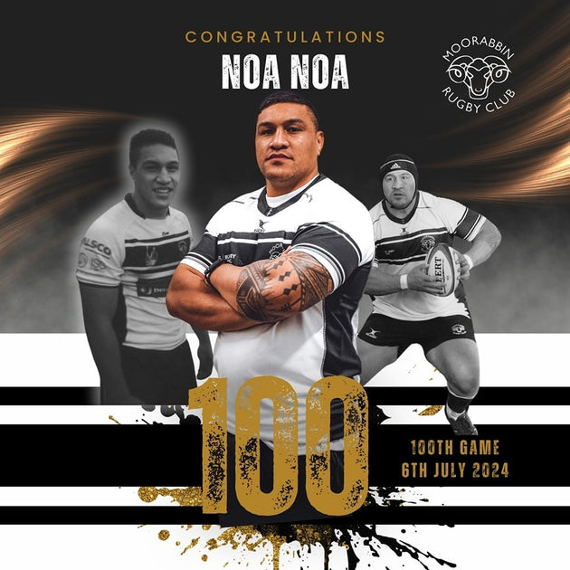 Congratulations Noa - 100 1st Grade games – Moorabbin Rams