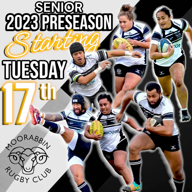 Senior Preseason starts Tues 17th January 2023 – Moorabbin Rams
