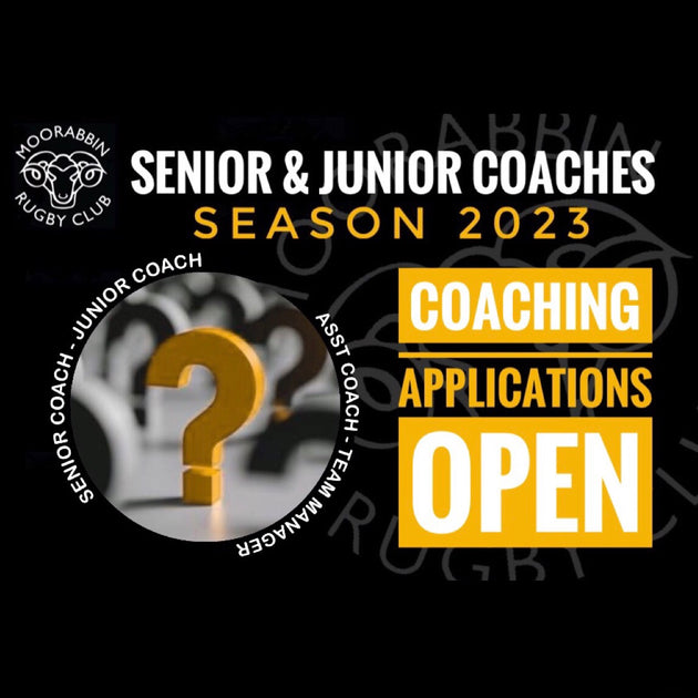 Coaching Positions for 2023 – Moorabbin Rams