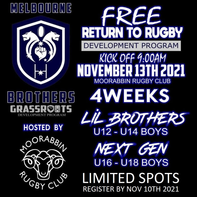 A Return to Rugby - Register today – Moorabbin Rams